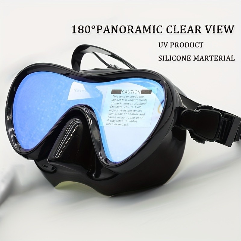 JUNHAIINS (COD) anti fog diving mask, silicone tempered glass diving ...