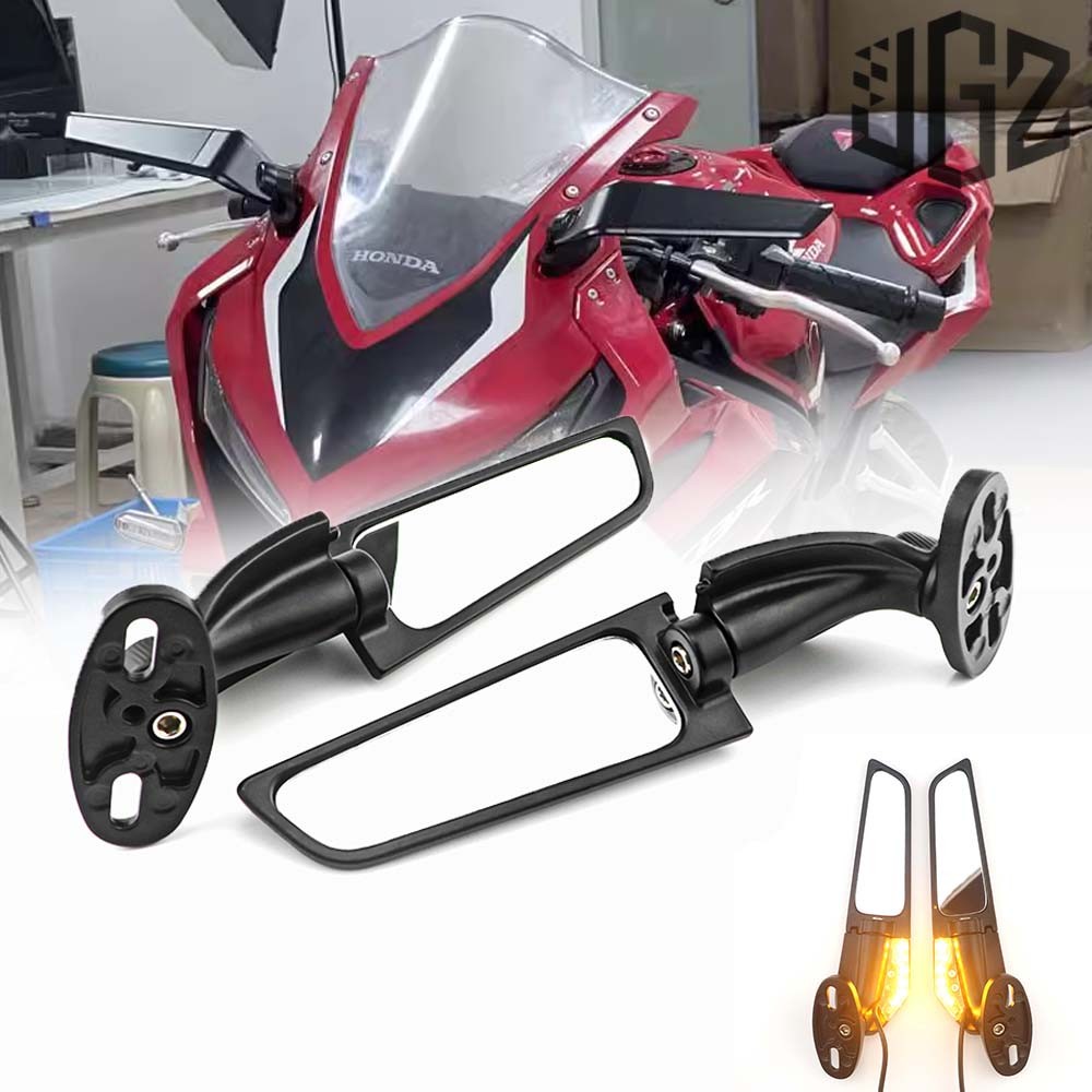 For HONDA CBR150 CBR650R 500R CBR650F Winglet Side Mirror Motorcycle ...