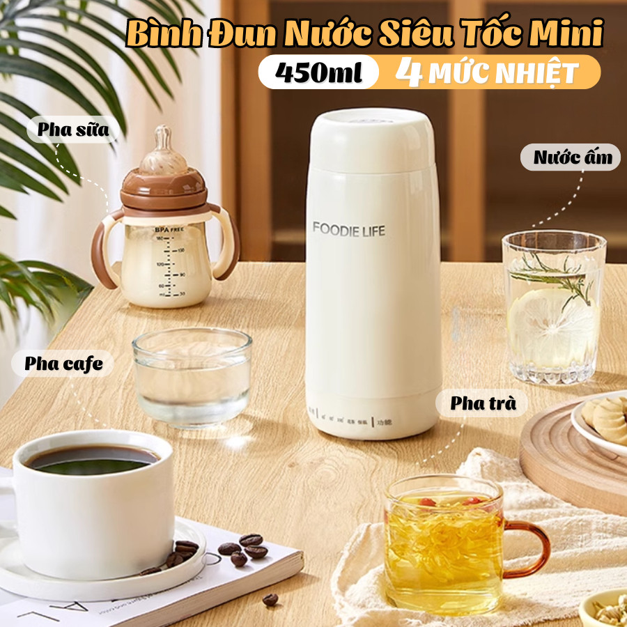 Mini Super Speed Water Kettle for Milk Mixing 450ml Keeps Kettle, 300w ...