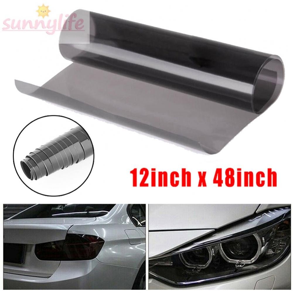 1x Light Smoke Black Tint Film Headlights Tail Lights Car Vinyl Wrap 30 ...