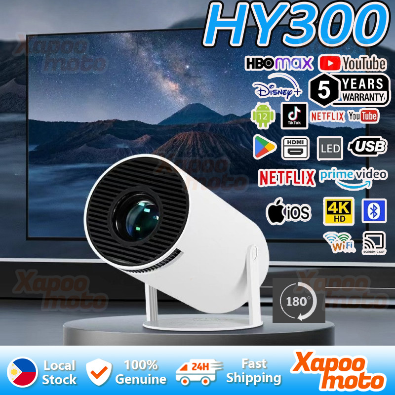 Mini Projector Smart Projector 4k HD Android Wireless Connection ...