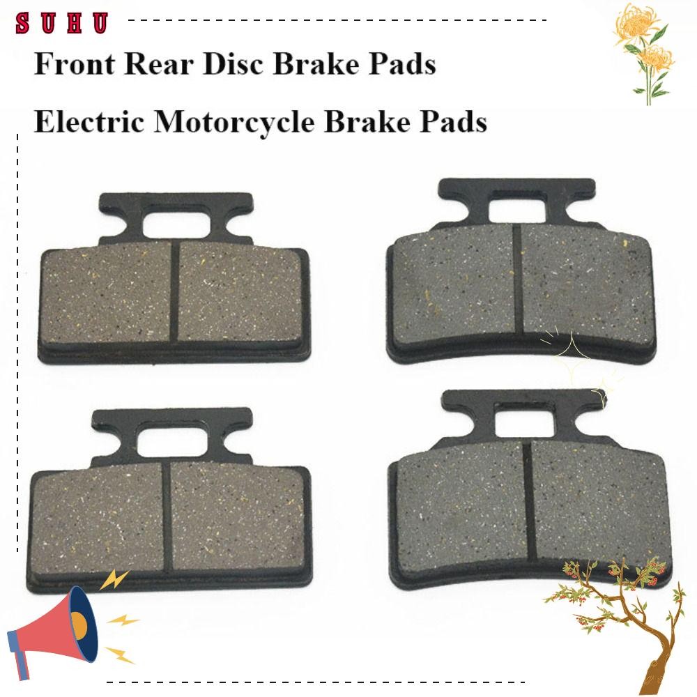 SUHU Front Rear Pads, Half Metal Low Noise Disc Brake Pads, 2 Styles ...