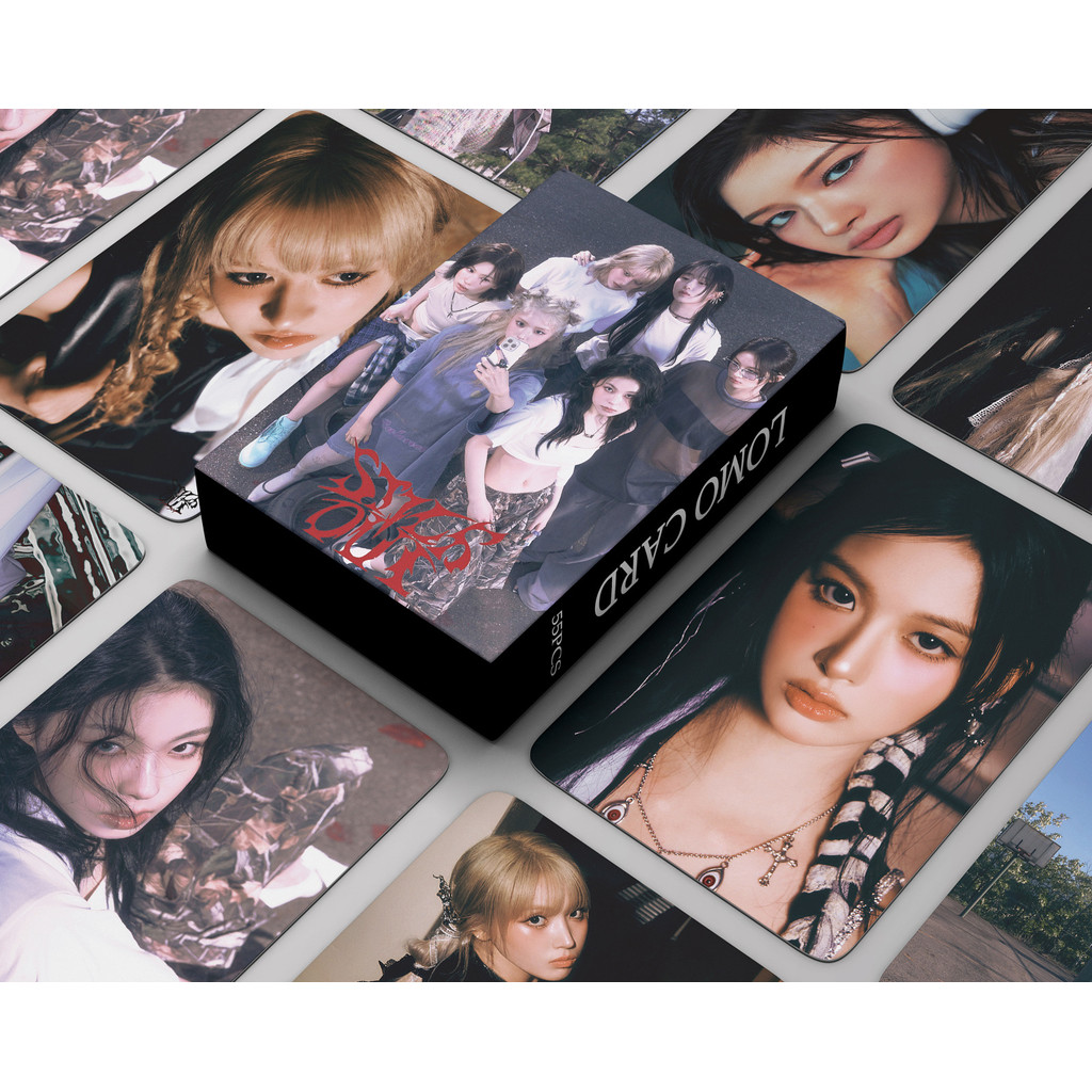 KPOP 55pcs/box NMIXX Photocards Fe3O4: STICK OUT KPOP LOMO Card ...