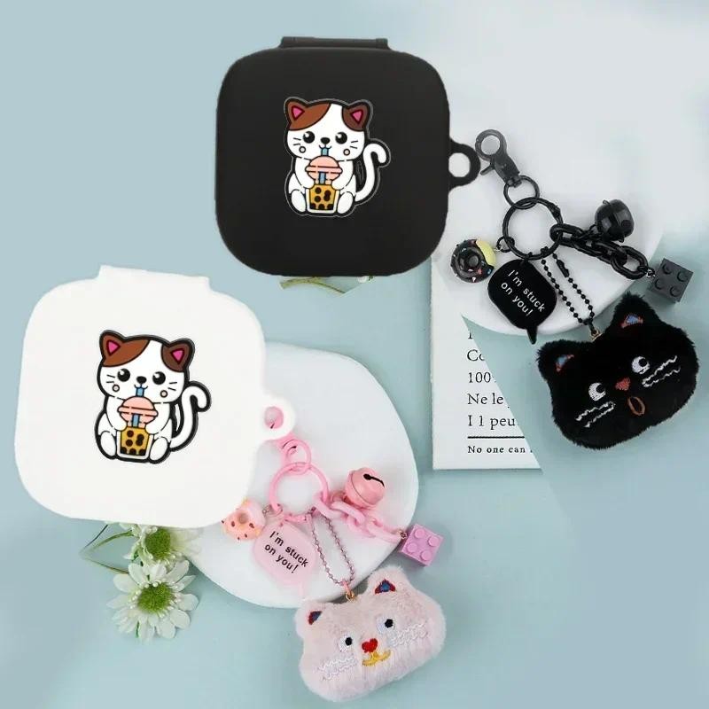 For EarFun Air Pro 3 / Air Pro4 case cute cat Silicone Wireless ...