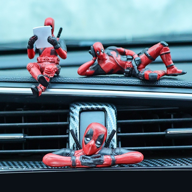 Anime Movie Deadpool Action Figure Sitting Posture Model X-Men Model ...