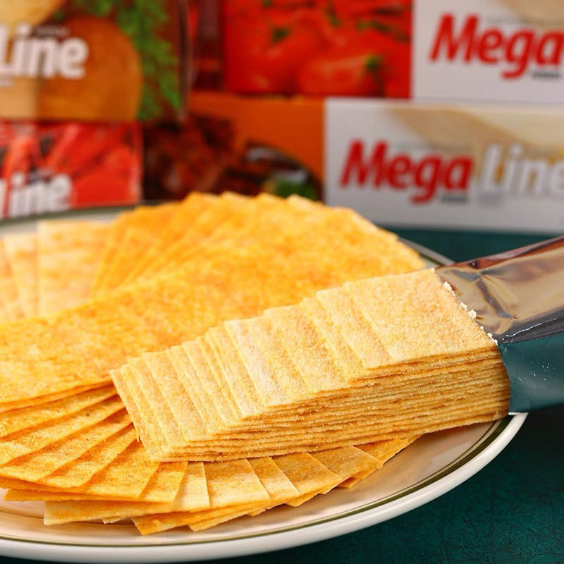 Russia Imported mega mega Potato Chips Snacks Non-Fried Puffed Potato ...