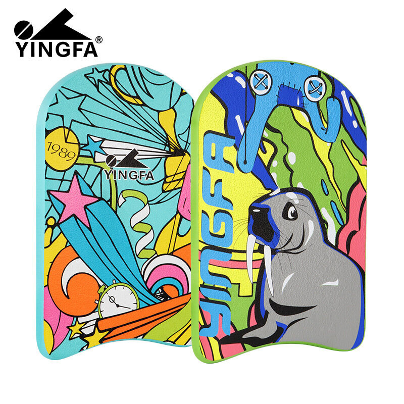 Adults Kids Safe Yingfa Swimming Kickboard Cute Cartoon Floating Plate ...