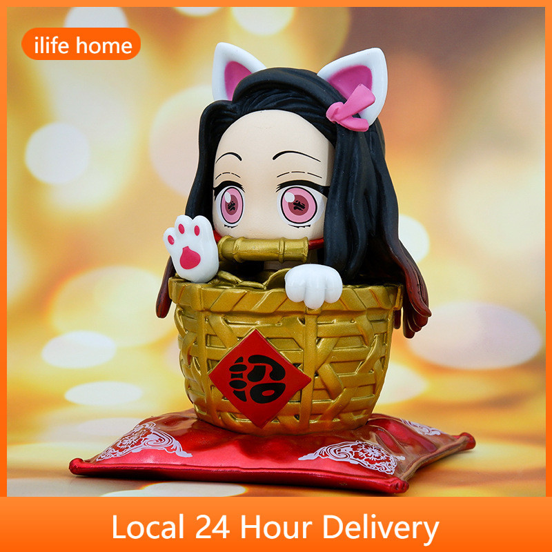 Shipping from Manila Demon Slayer Nezuko Cosplay Lucky Cat Morax Lumine ...