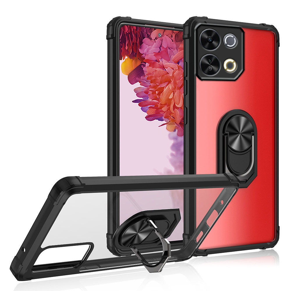 Casing ITEL P65 2024 New Silicone Transparent With Car Mounted Magnetic ...