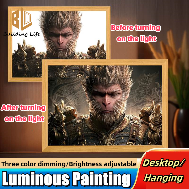 Black Myth Wukong Light Luminous Painting Spider Spirit Fourth Sister ...