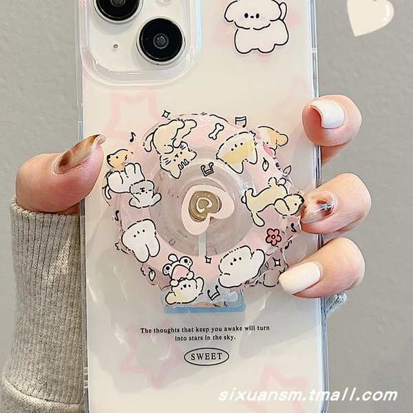 magsafe popsocket pop socket Japanese Korea cartoon cute dog cat rabbit ...