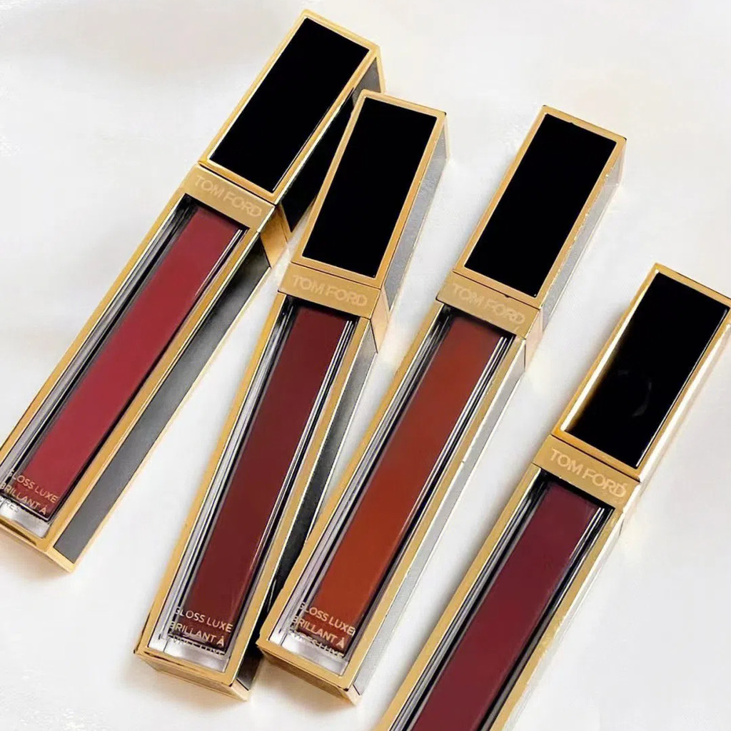 TOM FORD TF Water Light Mirror Black Gold Lip Glaze Lip Gloss Dusk 22 ...