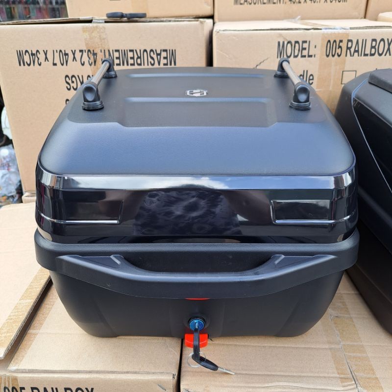 HNJ TOP BOX 36 LITERS FOR MOTORCYCLE Large capacity rear seat box ...