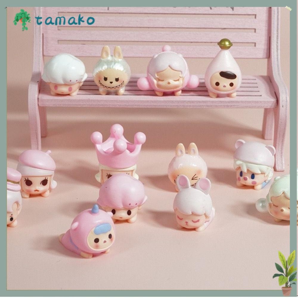 TAMAKO Box, POPMART Pop Bean MOLLY Anime Cartoon Figure Model, Fashion ...