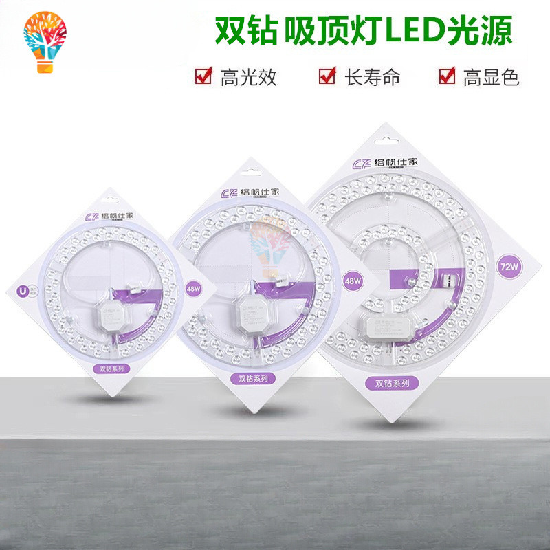 Luo Fan ShijialedLamp Wick Ceiling Lamp round Replacement Light Board ...