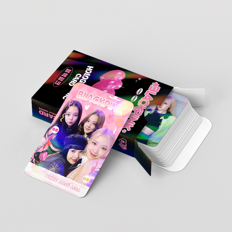50-119pcs/box BP Laser Holographic Lomo Cards Season's Greetings 2024 ...