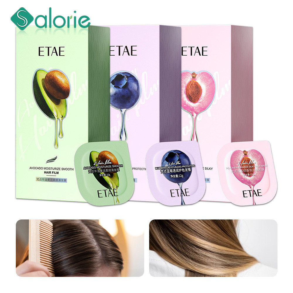 SALORIE 6 Pods Fruit fragrance hair mask For Protecting Shiny Deep ...