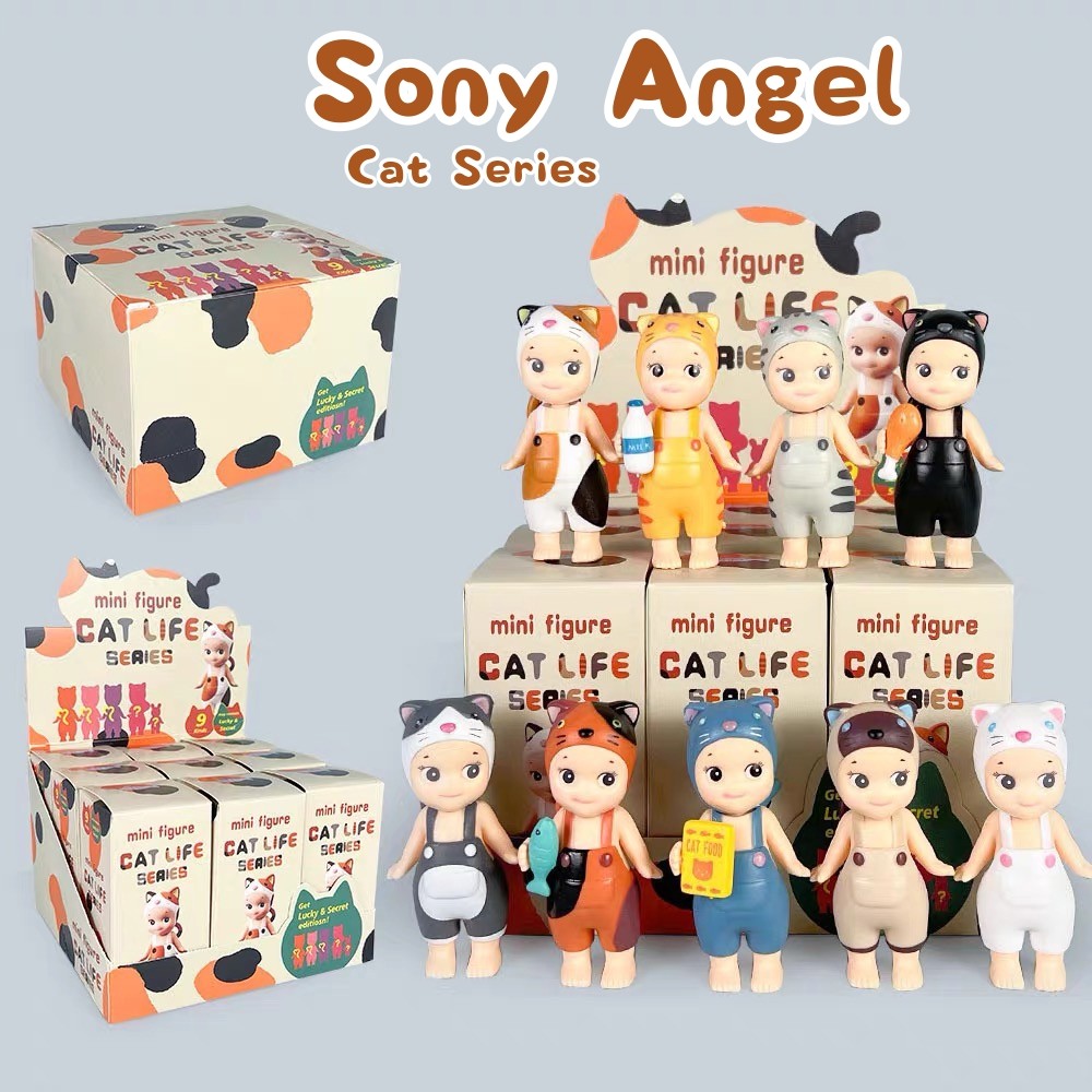 1PCS Sonny Angel Cat Daily Routine Series Hippers Animal Cute Phone Car ...