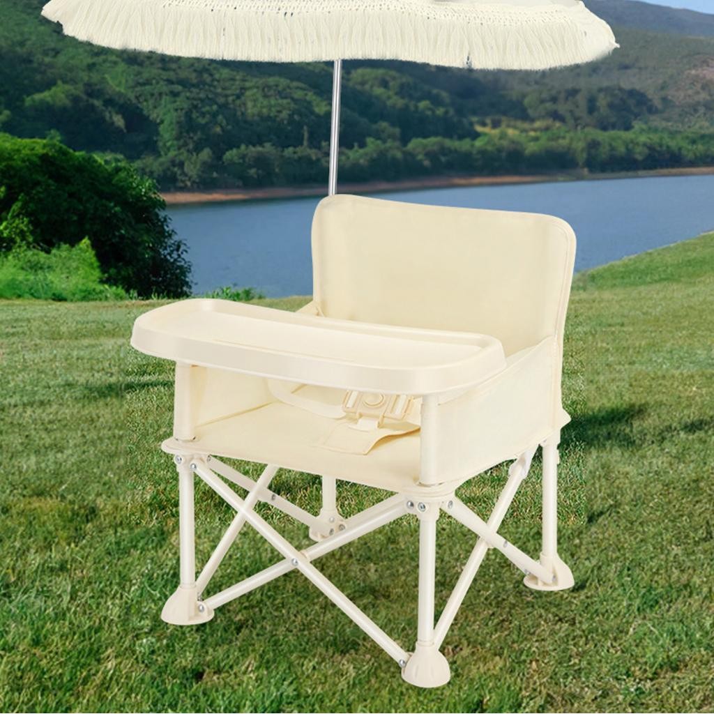 Buybest1 Baby Travel Booster Seat Portable Beach Chair High Carbon ...