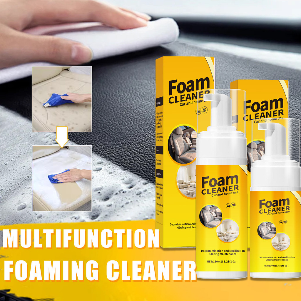 Car Steering Wheel Multifunctional Foam Cleaner Leather Seat Cleaning ...