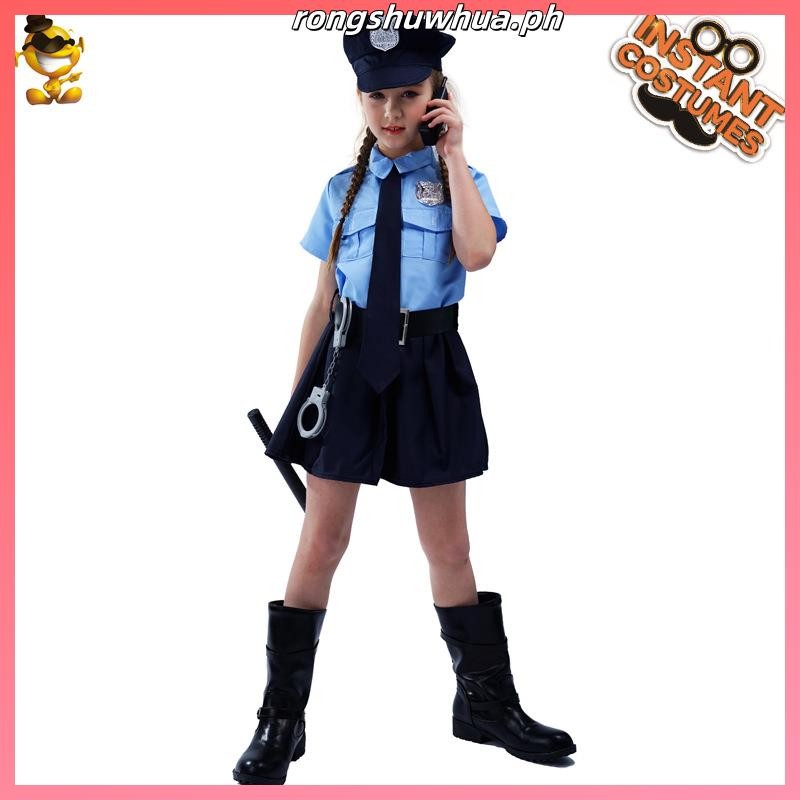 CODPolice And Army Career Costume For Kids Unisex Cop Officer Tween ...