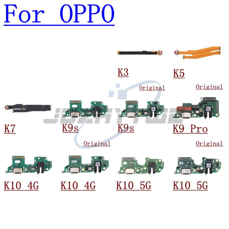 Origin USB Charging Port Board Dock Plug Connector Flex Cable For OPPO K3 K5 K7 K9s K9 Pro K10 ...