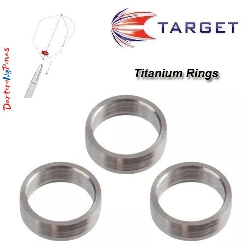 Unbreakable Dart Target Titanium Ring Pigeon Rings for Nylon Shafts ...
