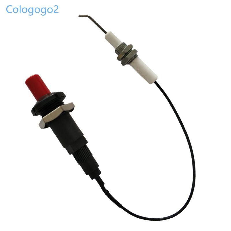 Cologogo2 Spark Ignition Electrode with Threaded Ceramic Electrode Push ...
