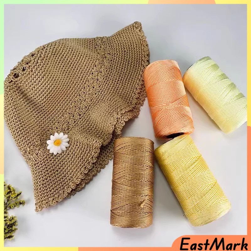 EM Polypropylene Nylon Sewing Thread for Crochet Knit Bag Hat 100g ...