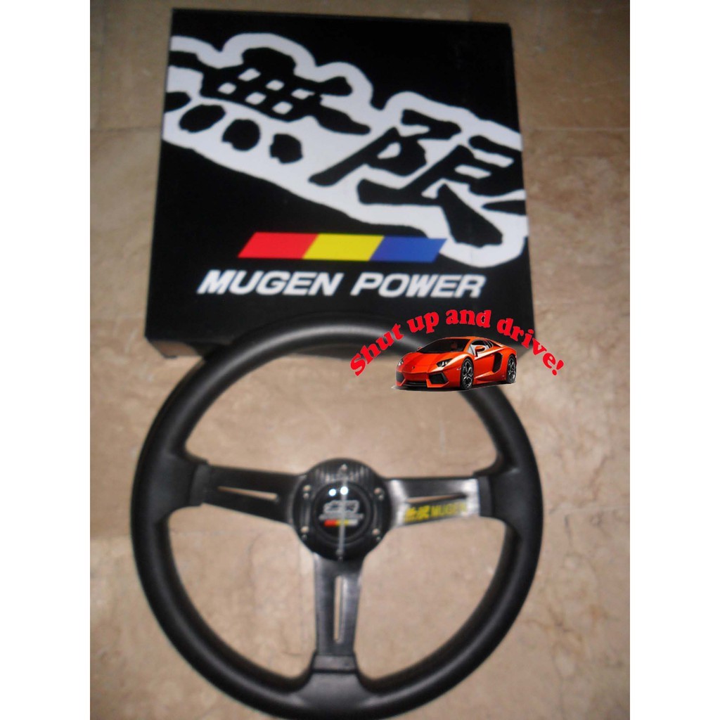 Mugen Semi-Deep Steering Wheel (Universal) | Shopee Philippines