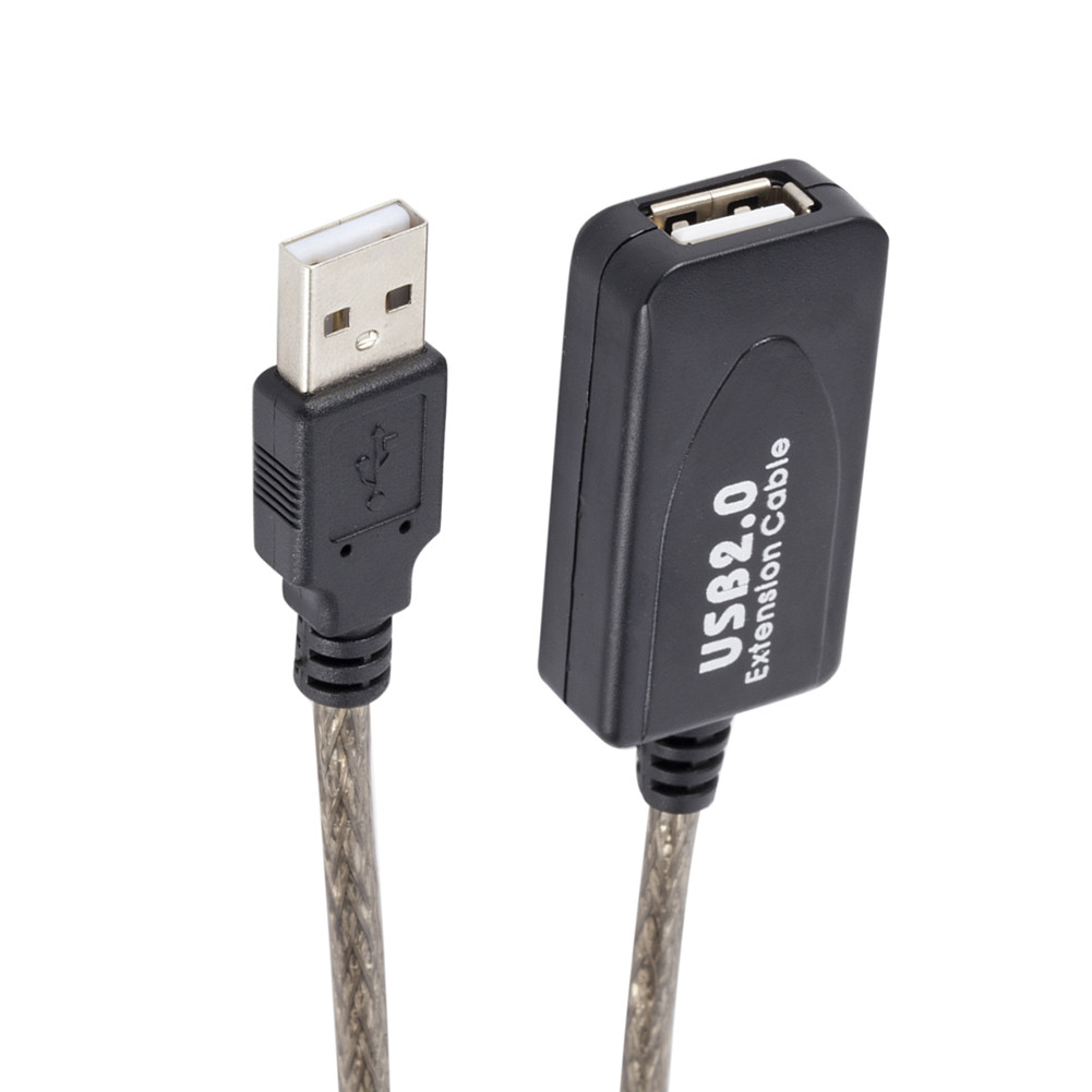 5/10/15/20m USB 2.0 Extension Cables Male to Female Active Repeater ...