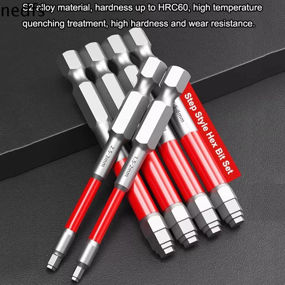 NEDFS Hexagonal Screwdriver Bit, Magnetic Pagoda-Shaped Electric ...