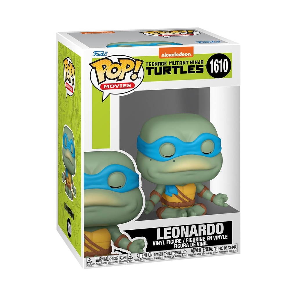Mutant Turtles Leonardo Meditating Figure Funko Pop! TMNT 1990 Leonardo ...