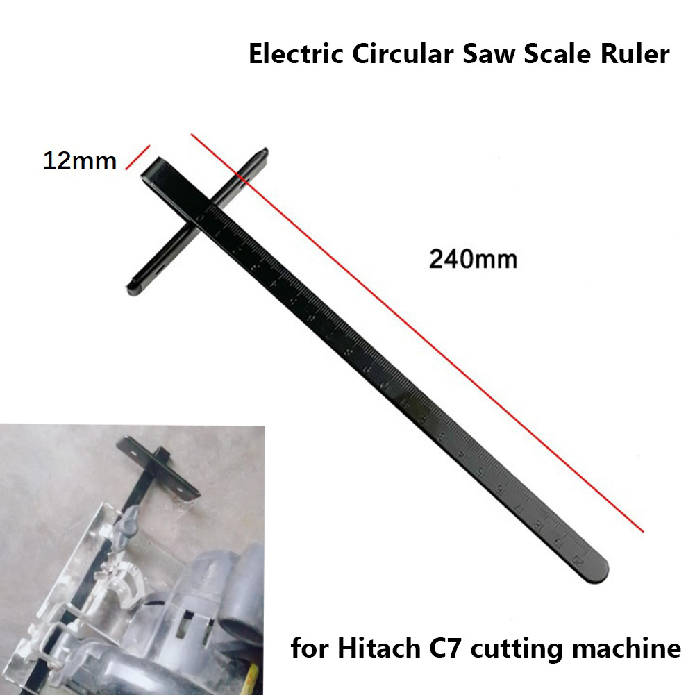 GG+7 Inch Electric Circular Saw Scale Ruler Guide For Hitach C7 Cutting ...