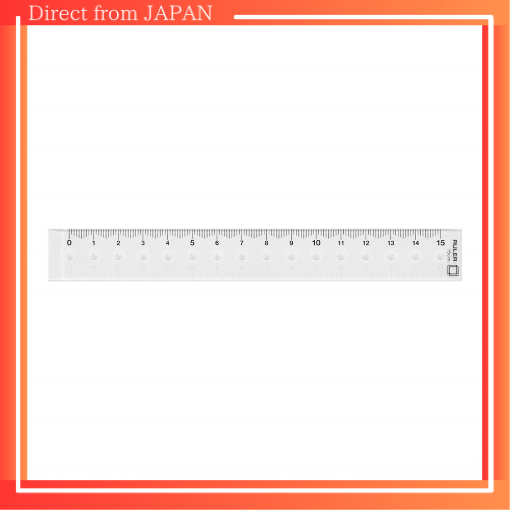 DESIGNPHIL Midori Ruler Acrylic 15cm Transparent 42231006 | Shopee ...