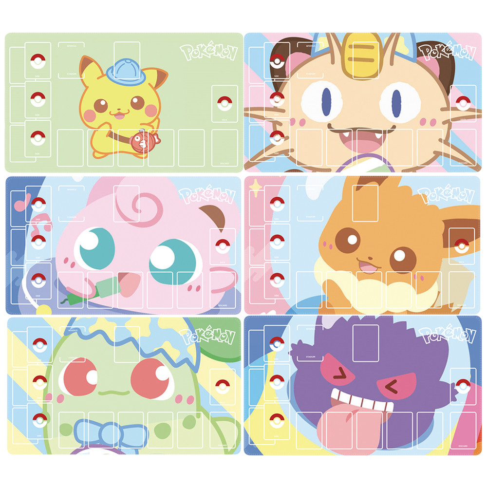 Pokemon PTCG Card Pad Eevee Bulbasaur Gengar Mewtwo Self Made Anime ...