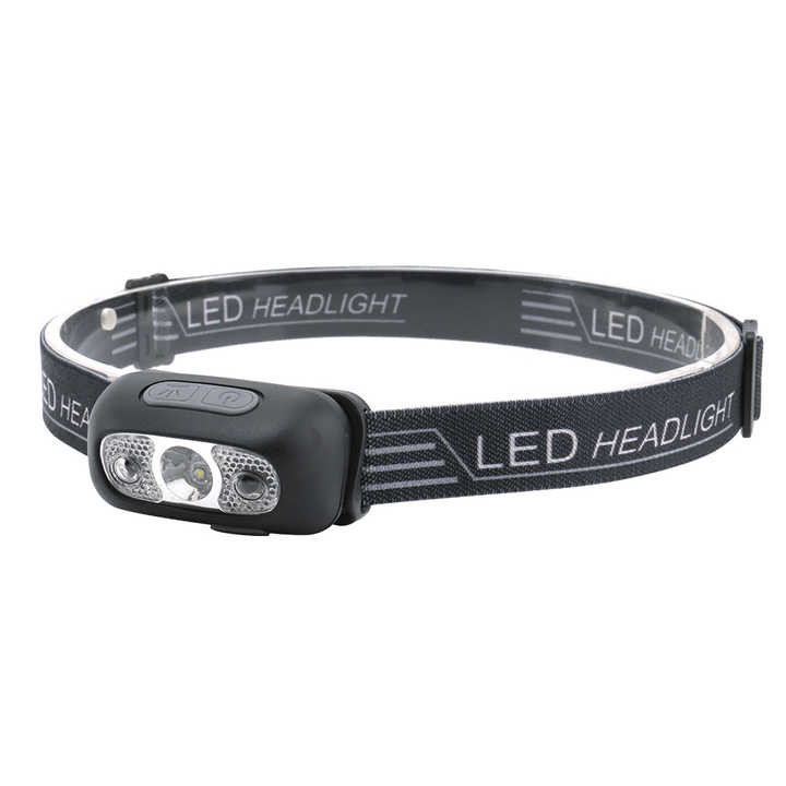 Portable rechargeable fishing LED headlight strap with adjustable ...