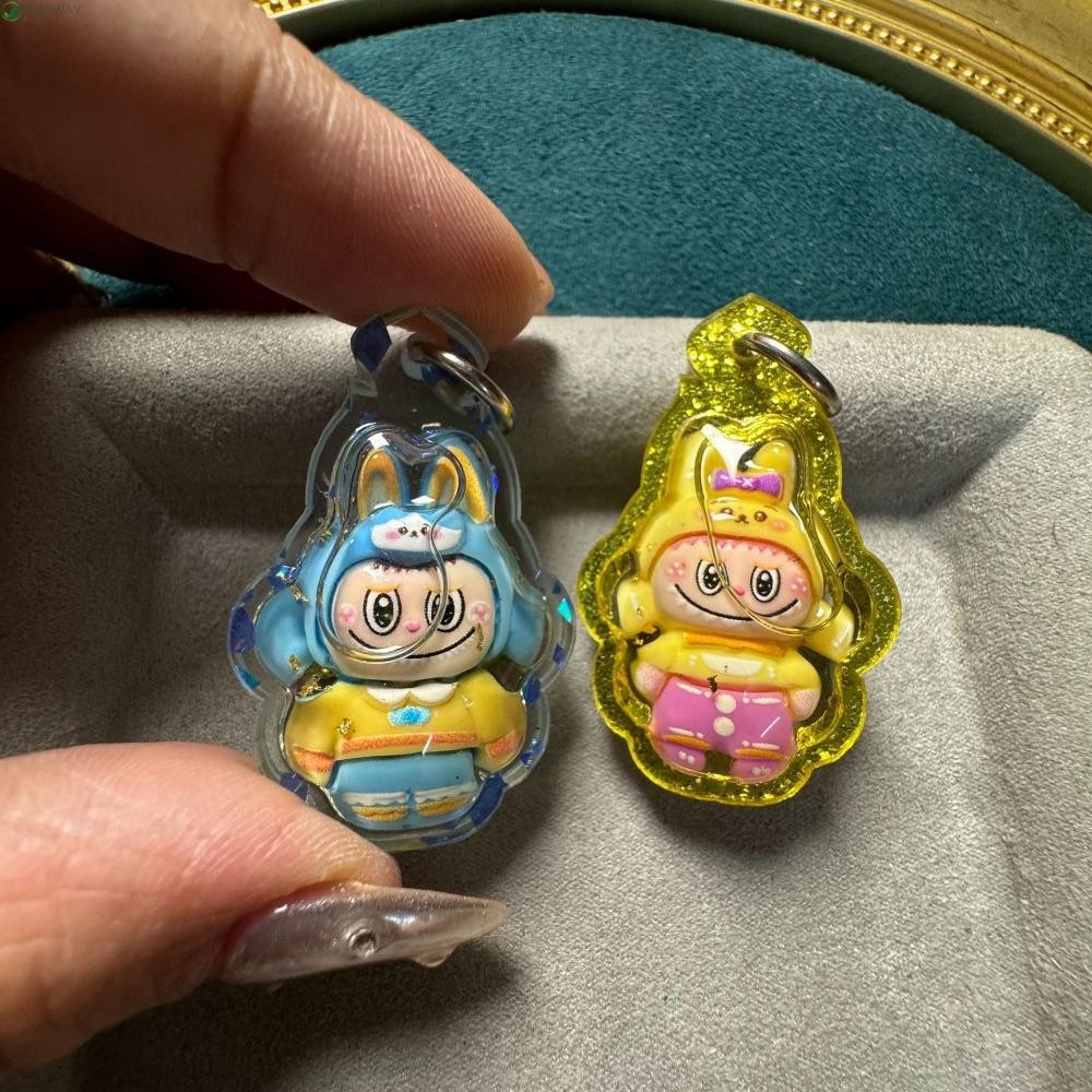 NEEDWAY Labubu Doll, Anti-lost Cartoon Labubu Pendant, Kawaii Mini Soft ...
