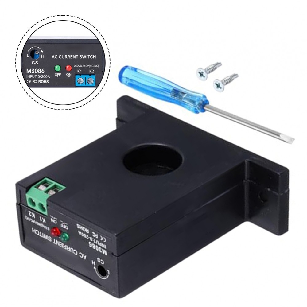 AC Current Sensing Switch ABS Fireproof Material Compact Size 65*25 ...