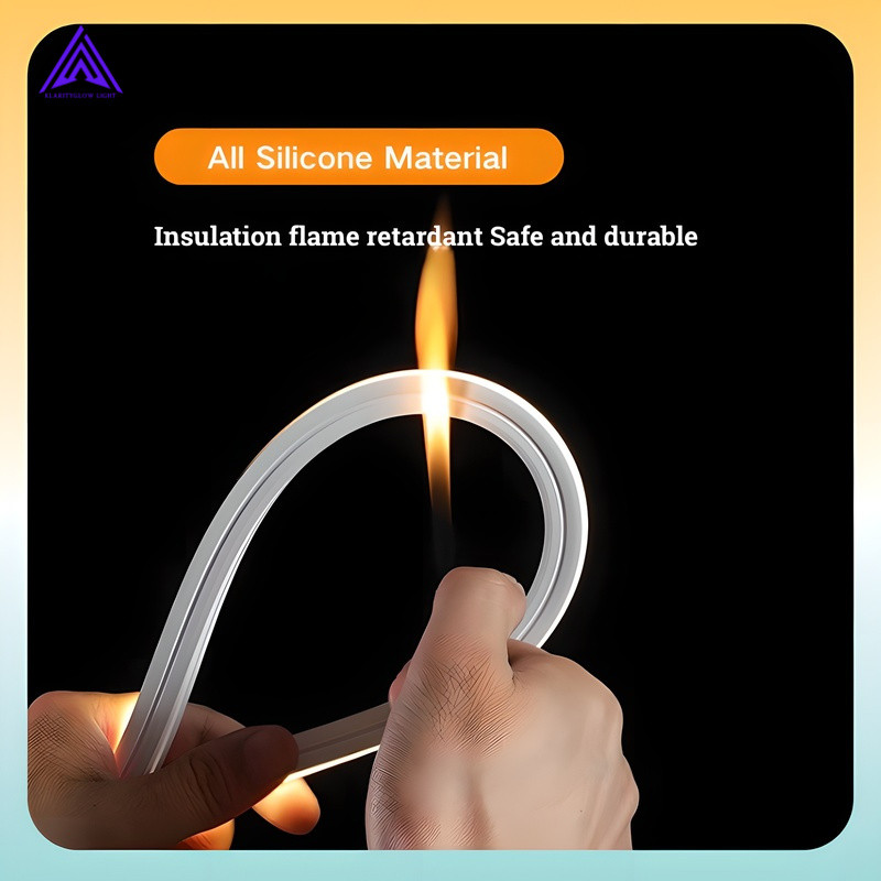 2M 5M 10MFlexible silicone led channel embedded light strip surface ...