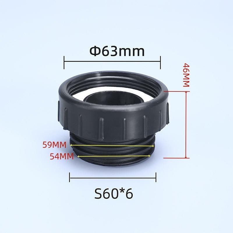XY&HB 1 Piece 1000 Liter IBC Tank DIY Accessories S60x6 63mm Thread ...