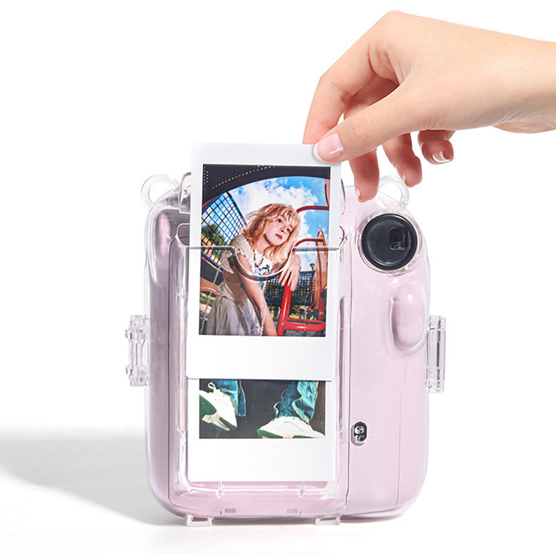 LFPH 1Set For Instax Mini 12 Transparent Camera Bag Travel Shoulder Bag ...