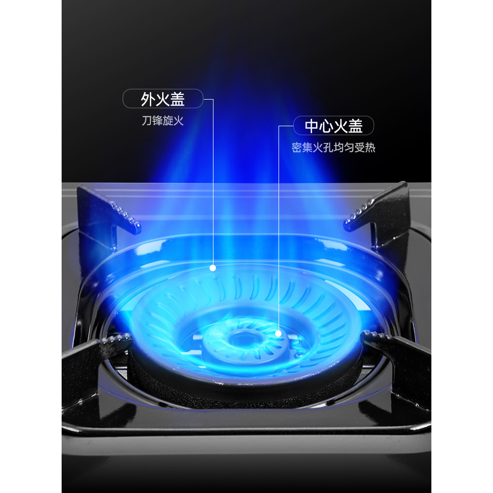 Liufu Menghuo Single Burner Household Countertop Gas Stove Natural Gas ...