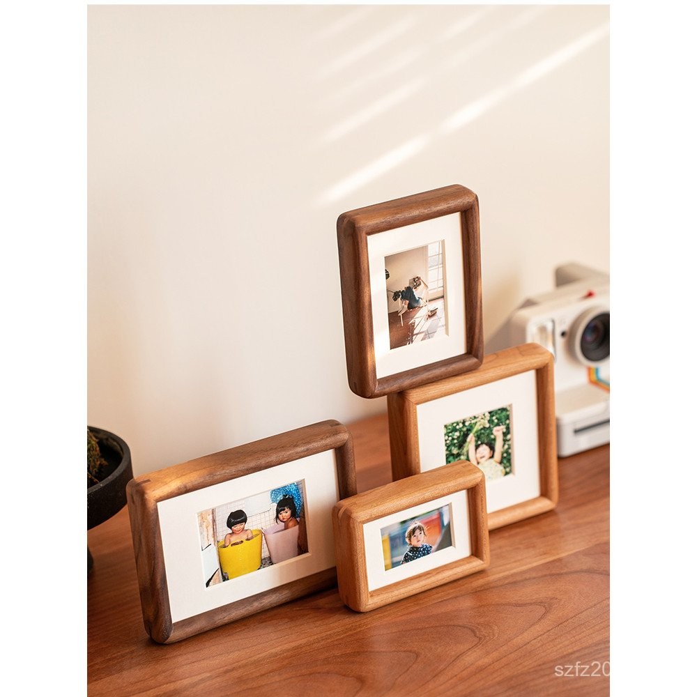 Solid Wood Photo Display Stand for Developing Photos3Inch diy Mini ...