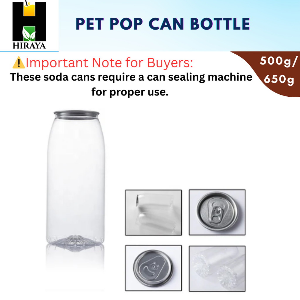 PET Pop Soda Can 650ml/500ml/ PET Pop Can / Plastic Pop Can Sealable ...