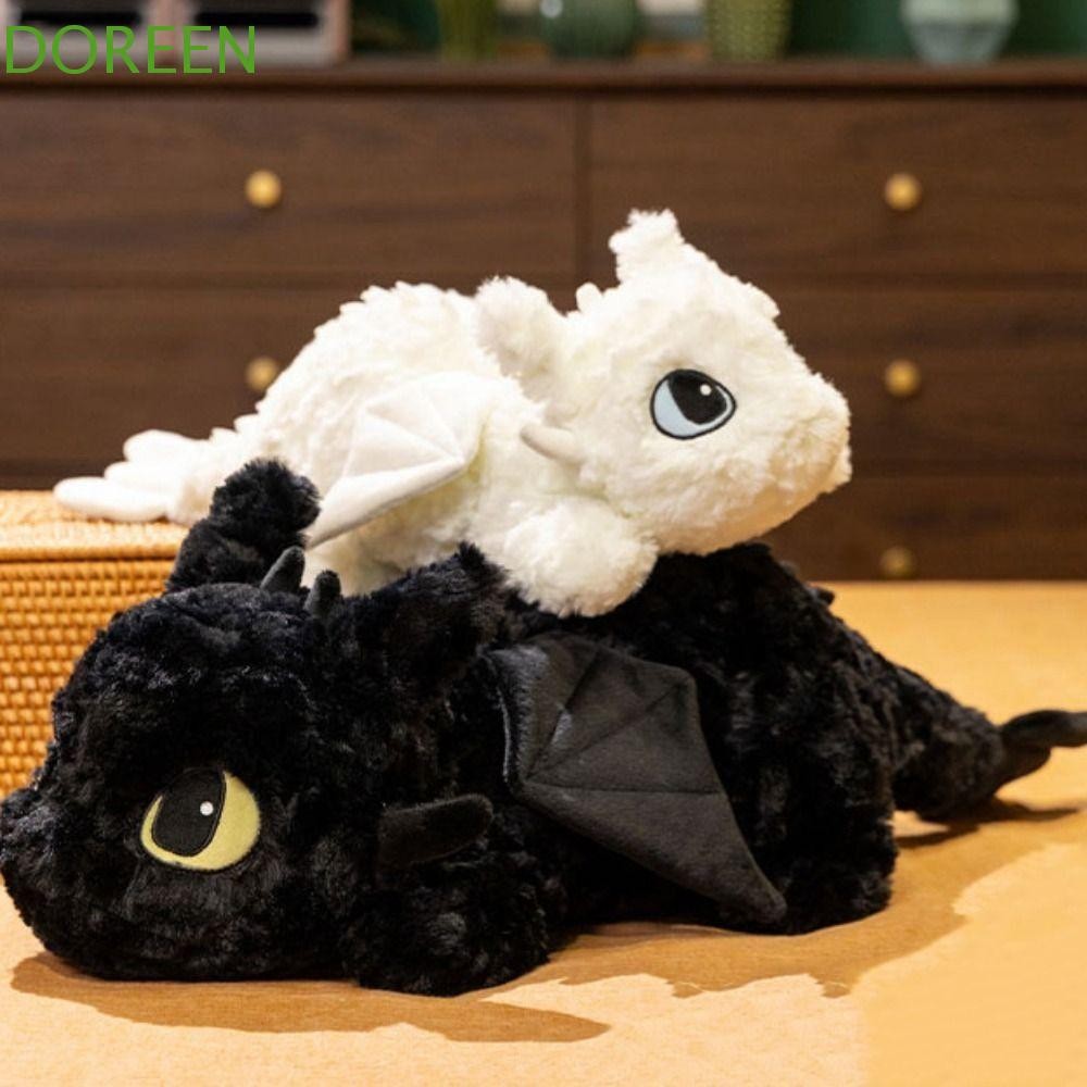 DOREEN Simulation Dragon Doll, 55cm Size Soft Material Toothless Dragon ...