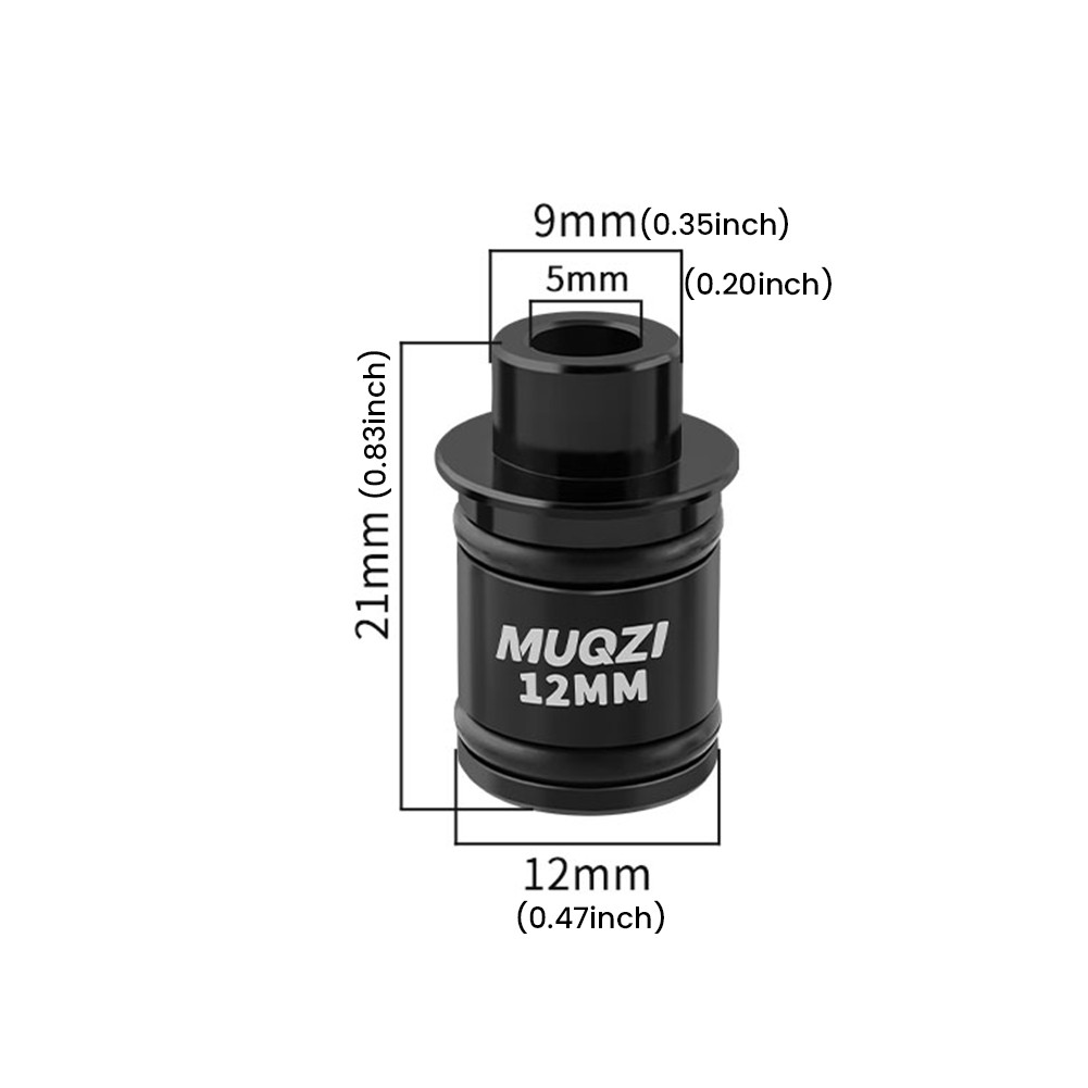Aluminum Alloy Bike Hub Thru Axle Adapter Bike Thru Axle Quick Release ...
