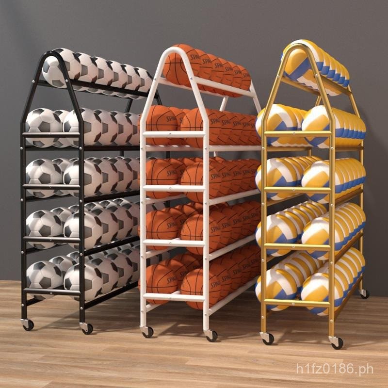 Basketball Storage Rack for Home, School, Kindergarten, Movable Outdoor ...