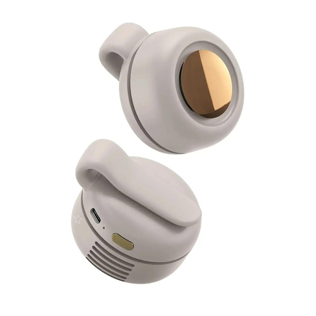 MF019 Clip-On Mini Fan Hands-Free 3-Speed Whirlwind Cooling, Snap-On ...