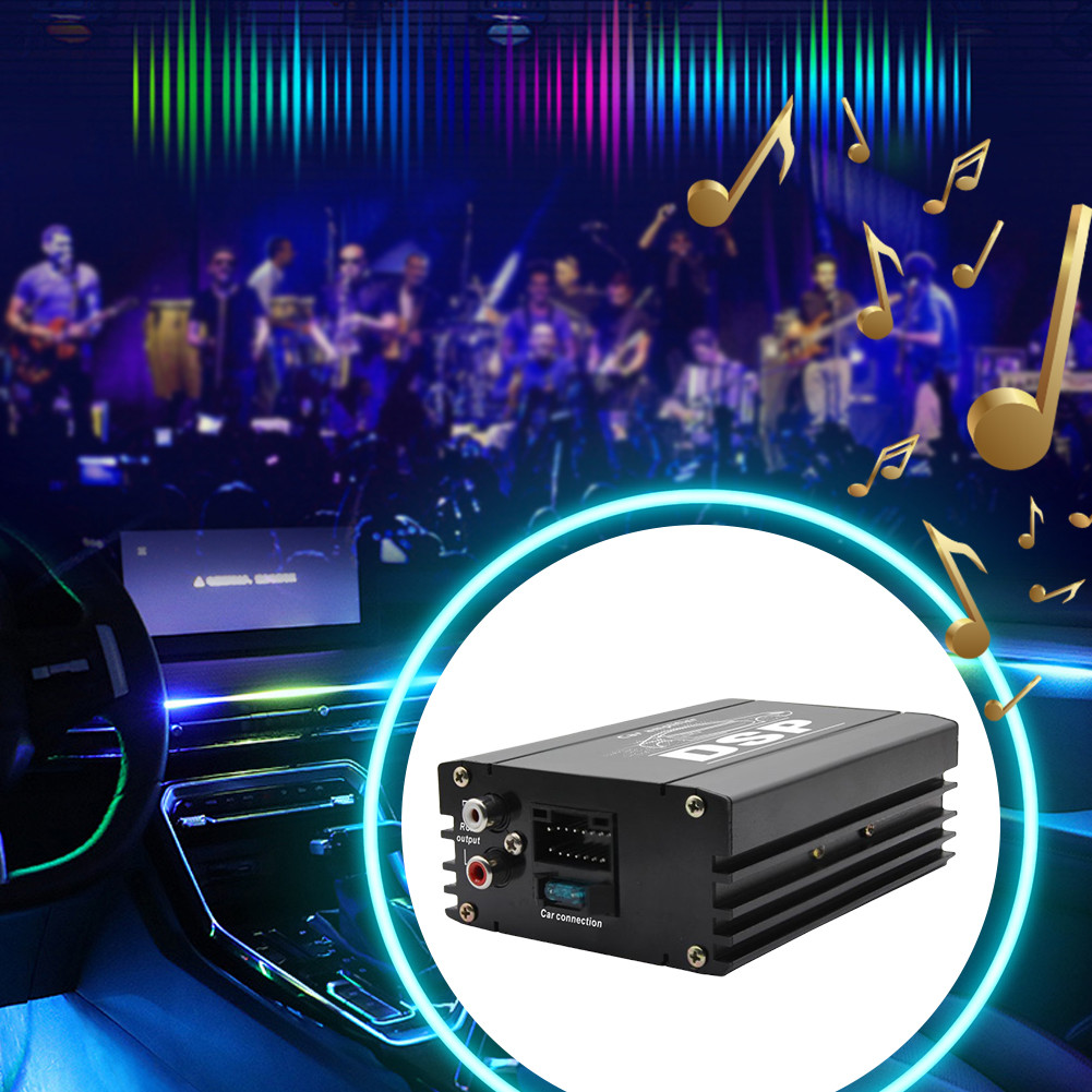 4x50W Car DSP Digital Audio Processor 4 In 6 Out Audio Digital Sound ...